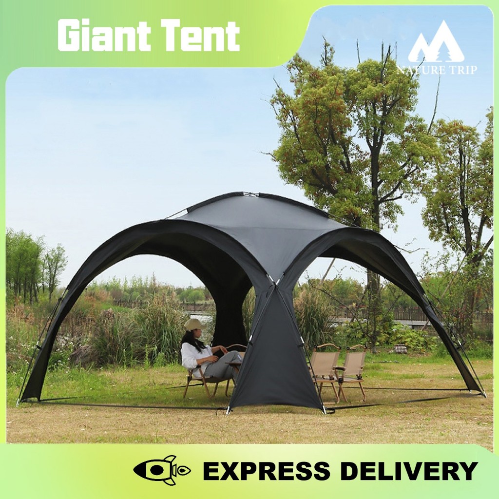 Camping Tent Shelter Door Cloth Dome Conopy Out door Portable Tent ...