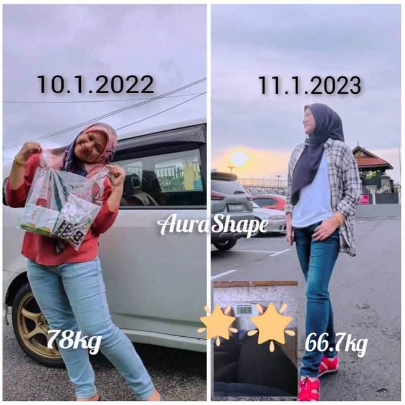 Jus Kurus AuraShape pasti jadi. | Shopee Malaysia