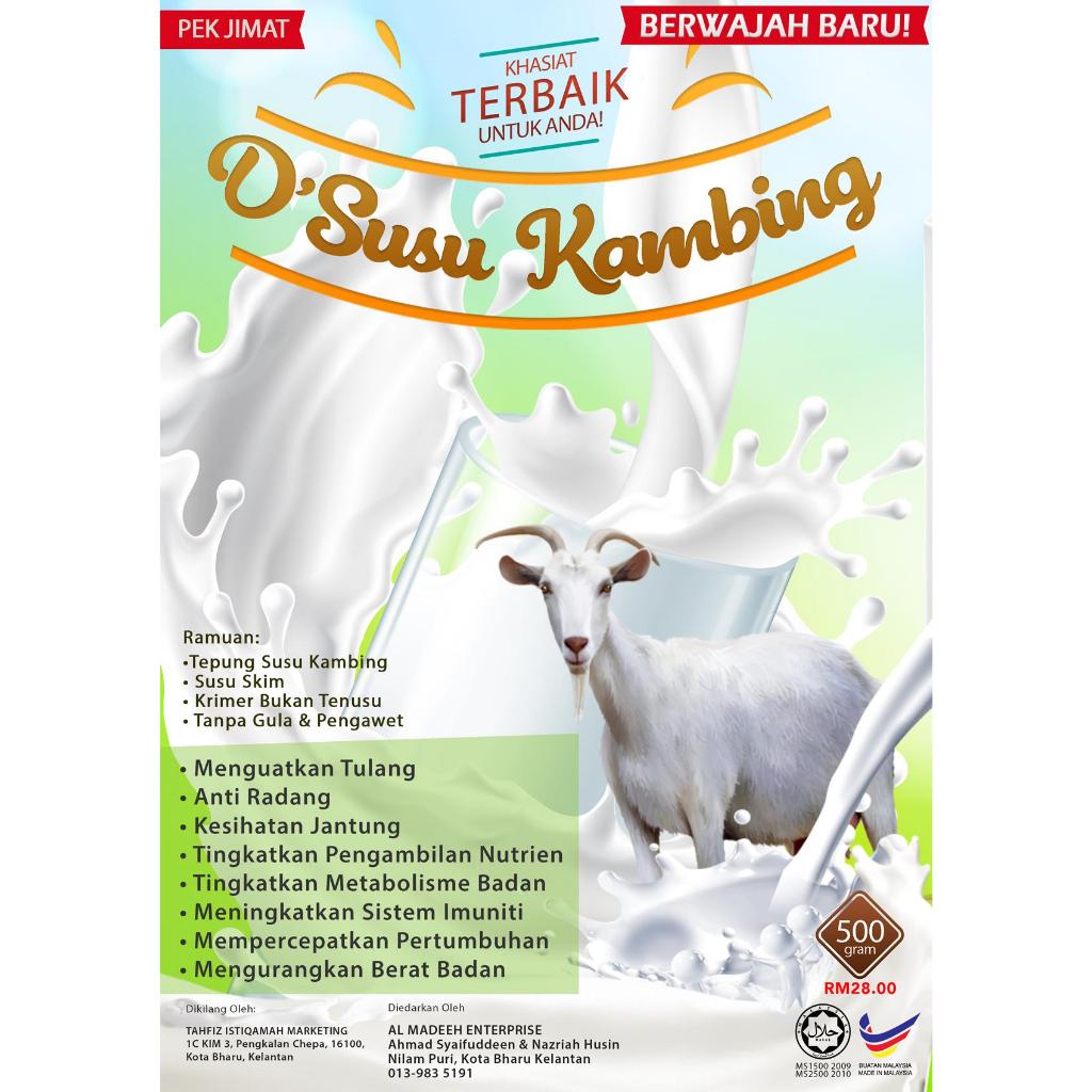 Pek Jimat D Susu Kambing Asli 100% D Susu Kambing Asli Tanpa Gula Goat ...