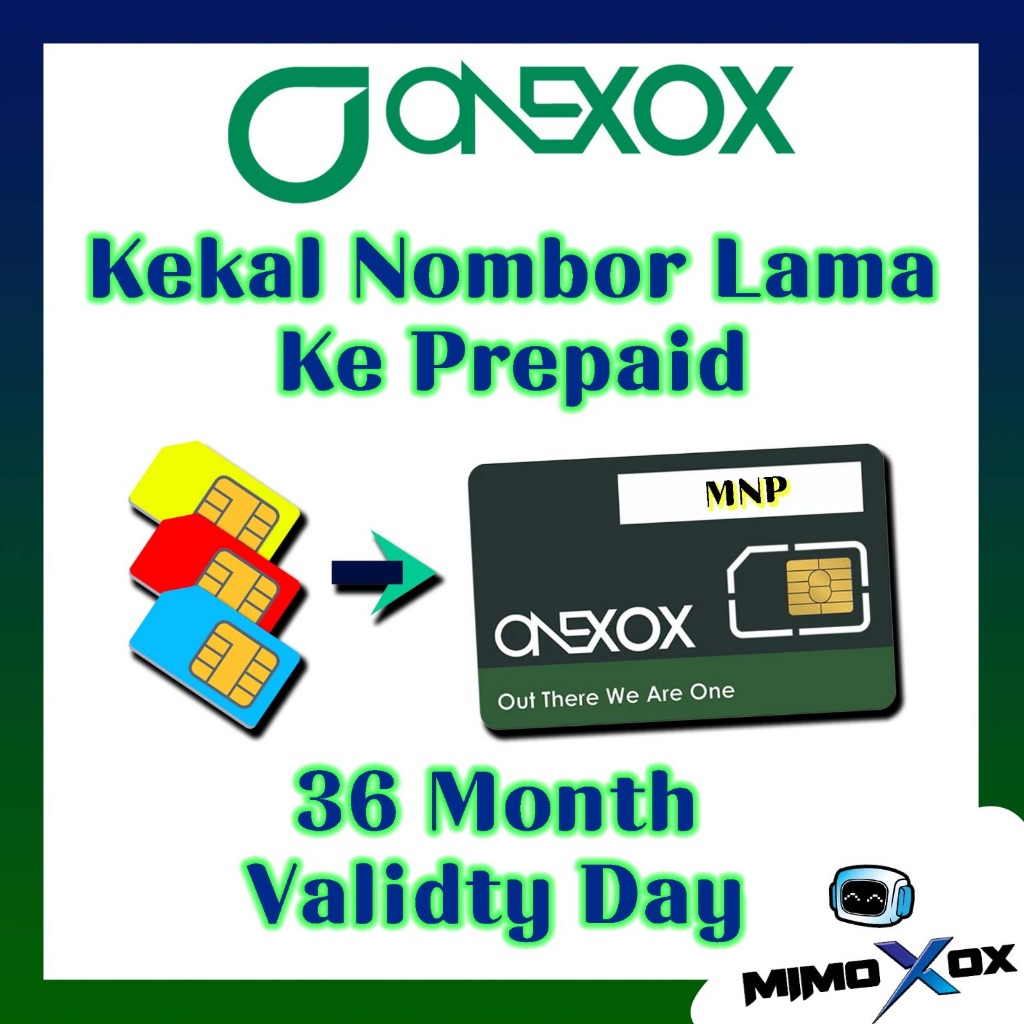ONEXOX MNP SIMCARD (KEKAL NUMBER LAMA PREPAID OR POSTPAID) | Shopee Malaysia