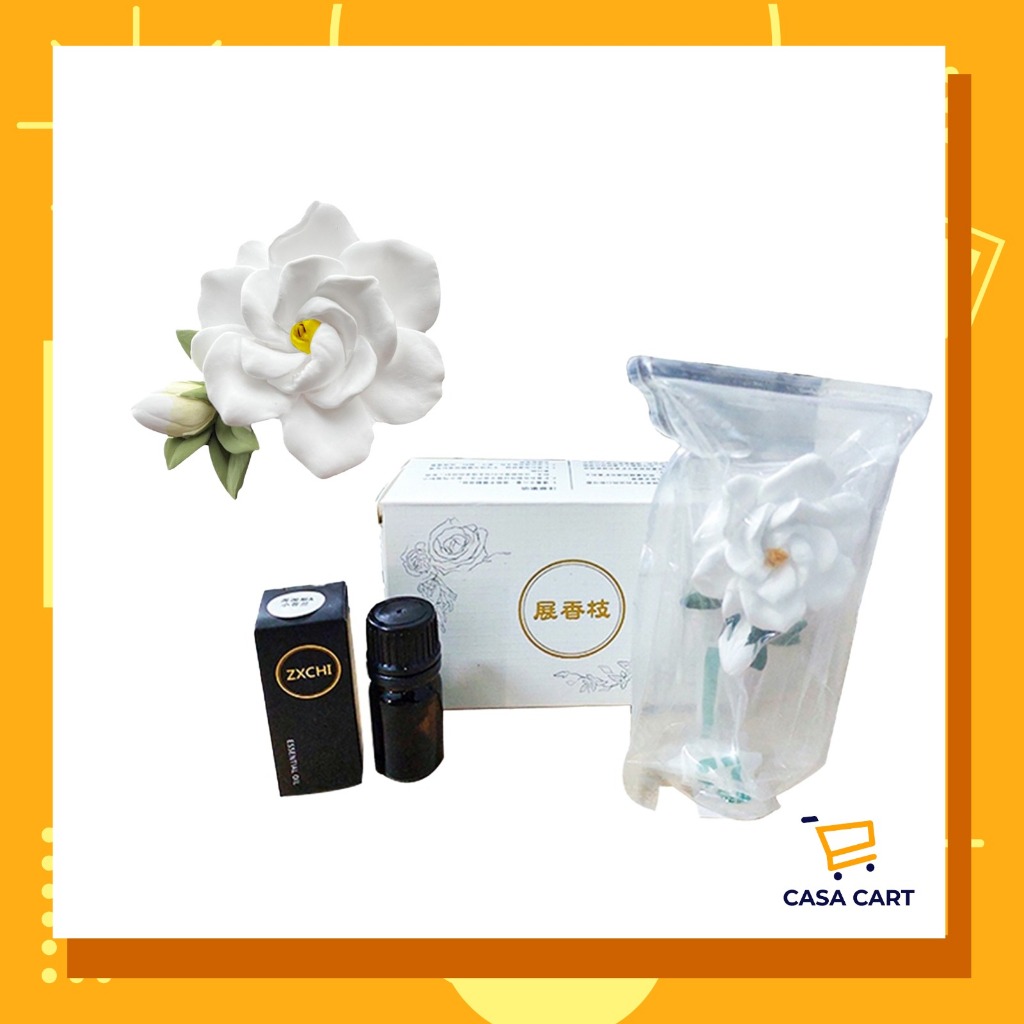 CASA CART Penghawa Dingin Kereta Isi Rumah Reka Bentuk Bunga Wangi Daun ...