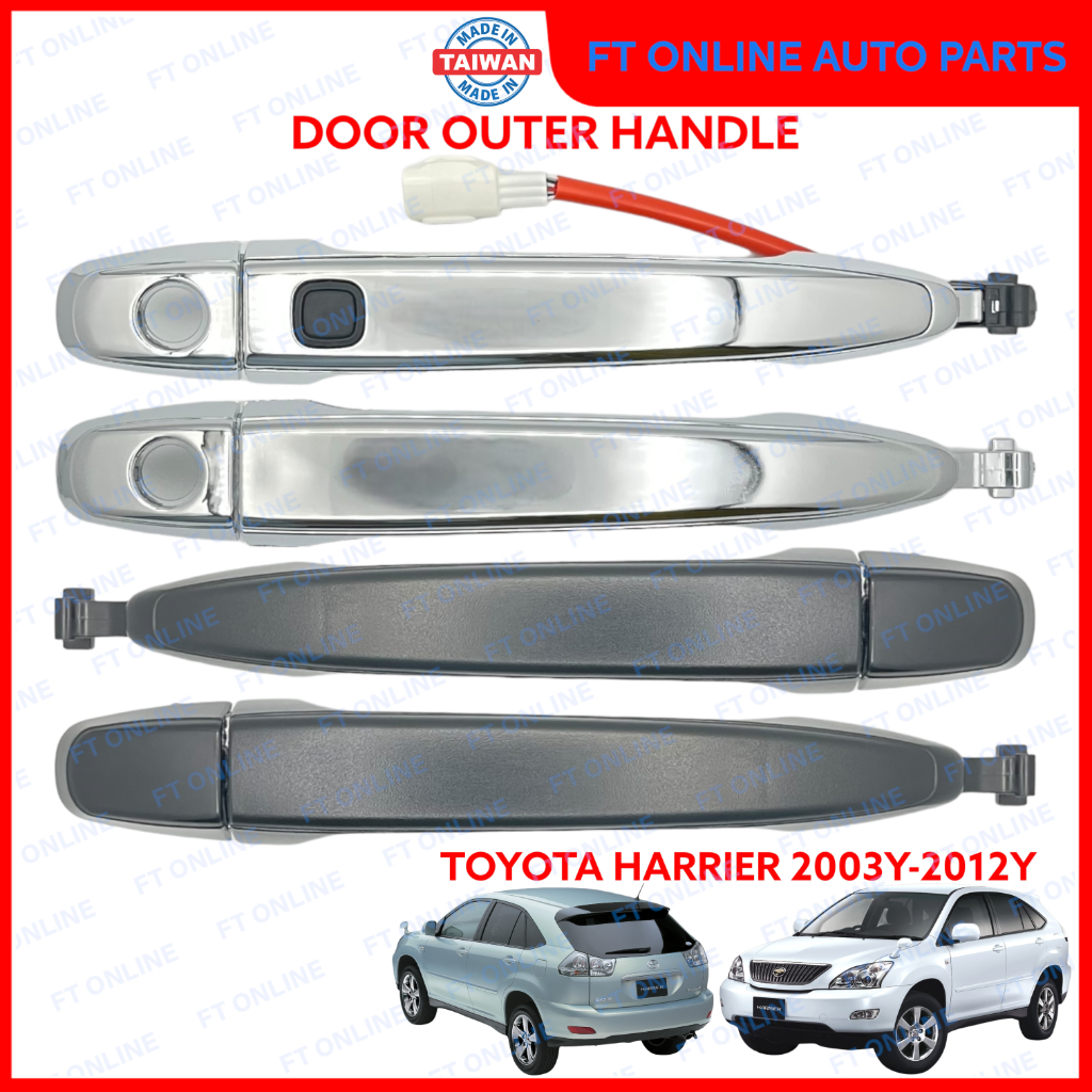 TOYOTA HARRIER 2003-2012 ACU30 DOOR HANDLE OUTER EXTERIOR WITH KEYLESS ...