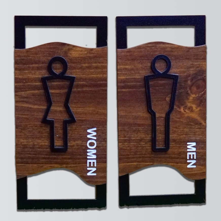 TOILET SIGNAGE FOR MEN AND WOMEN SIGN PAPAN TANDA TANDAS LELAKI ...