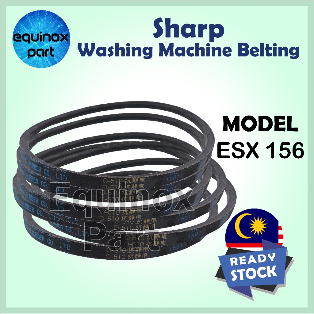 ESX156 O-510E Sharp Washing Machine Belting | Shopee Malaysia