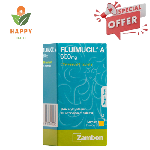 [ Exp 1/2027 ] FLUIMUCIL A 600MG EFFERVESCENT TABS 1'S / 10'S | Shopee ...