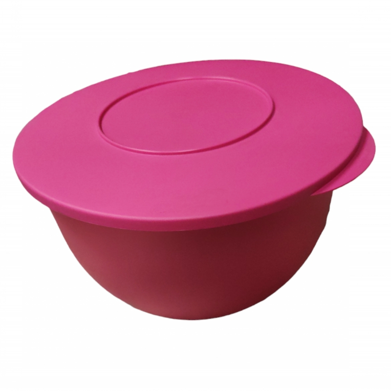 Tupperware Round Salad Bowl 4.3 L Pink ( Set of 1 ) | Shopee Malaysia
