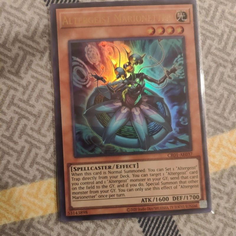 Yugioh: CR01-AE037 Altergeist Marionetter (Ultra Rare) | Shopee Malaysia