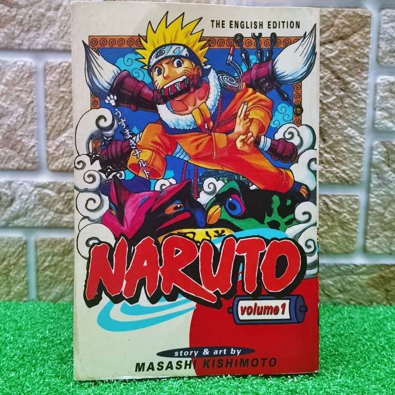 PRELOVED 』 Comic "Naruto" Vol.1 (Manga House Inc) UnOfficial English Ver by Masashi Kishimoto ...