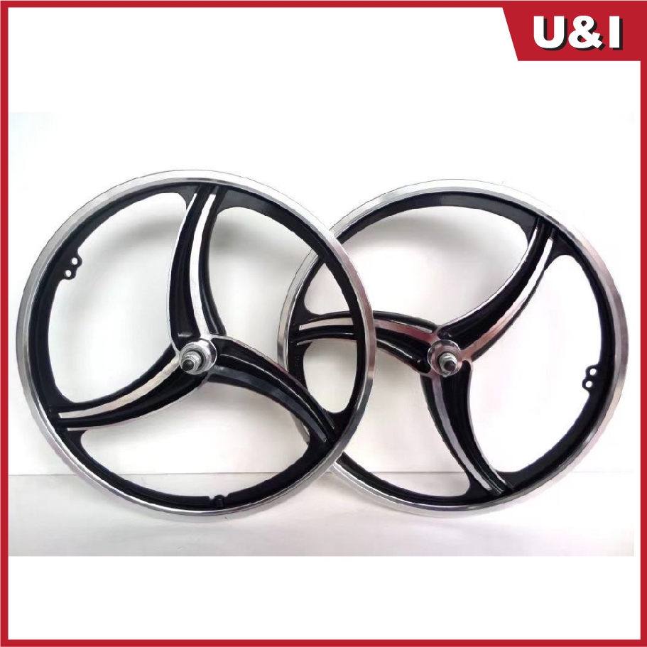 20" BICYCLE ALLOY RIM BMX WHEEL SET ALLOY RIM COMPLETE SET | Shopee ...