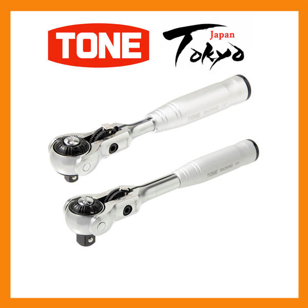 🇯🇵 JAPAN TONE Short swivel ratchet handle (hold type) RH2VHS Drive 6 ...