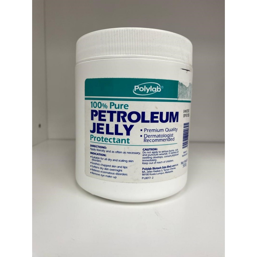 Polylab Petroleum Jelly Protectant 500g EXP:07/2026 | Shopee Malaysia