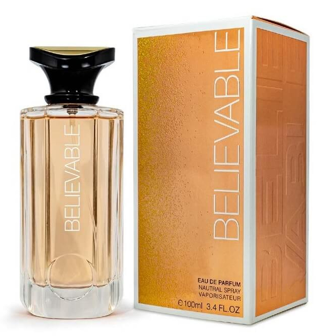 100% Original, Believable EDP Parfum - 100ml by Fragrance World Perfume ...