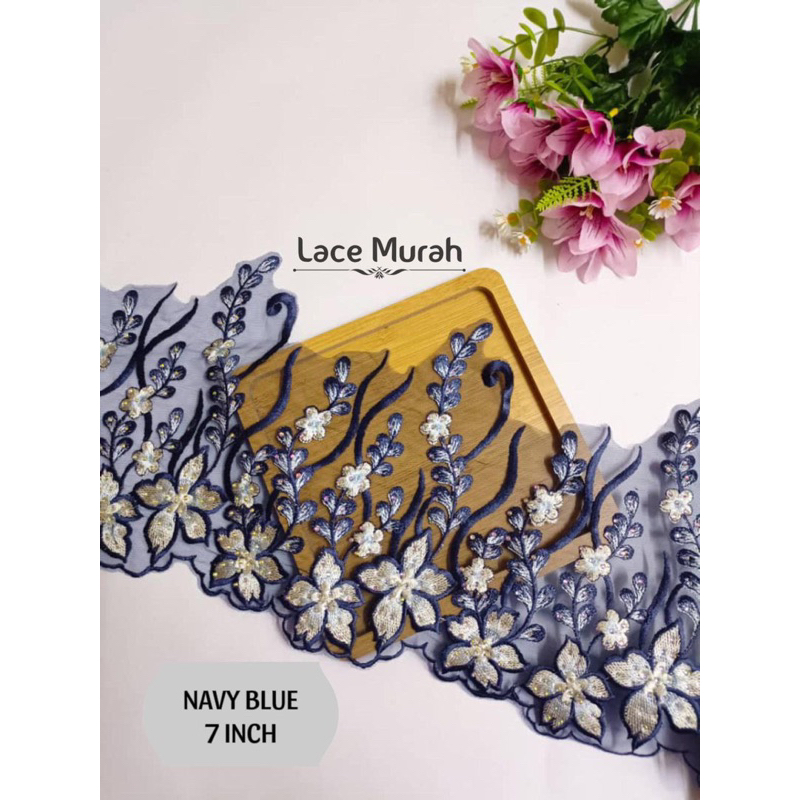 BORDER LACE MANJALARA EXCLUSIVE RENDA LACE METER - LACE MURAH | Shopee ...