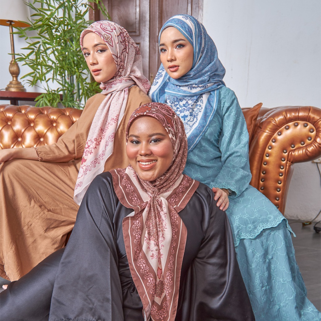 Baroque by Belhams Cotton Voile Shawl/Bawal | Shopee Malaysia