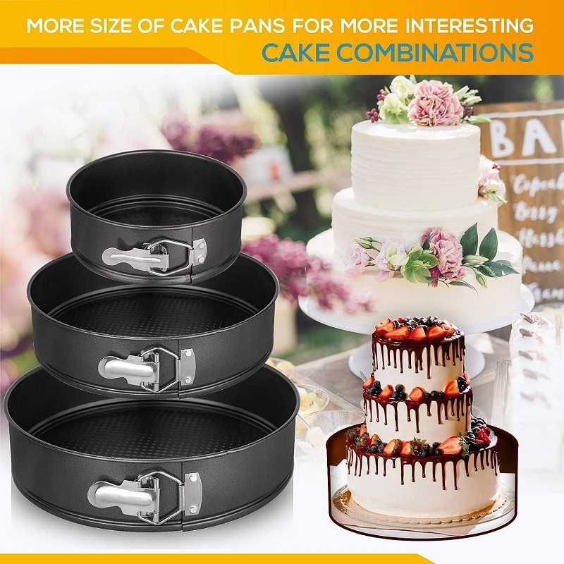 BF Removable Bottom Non-Stick Metal Round Cake Mould Baking Mould Cake ...