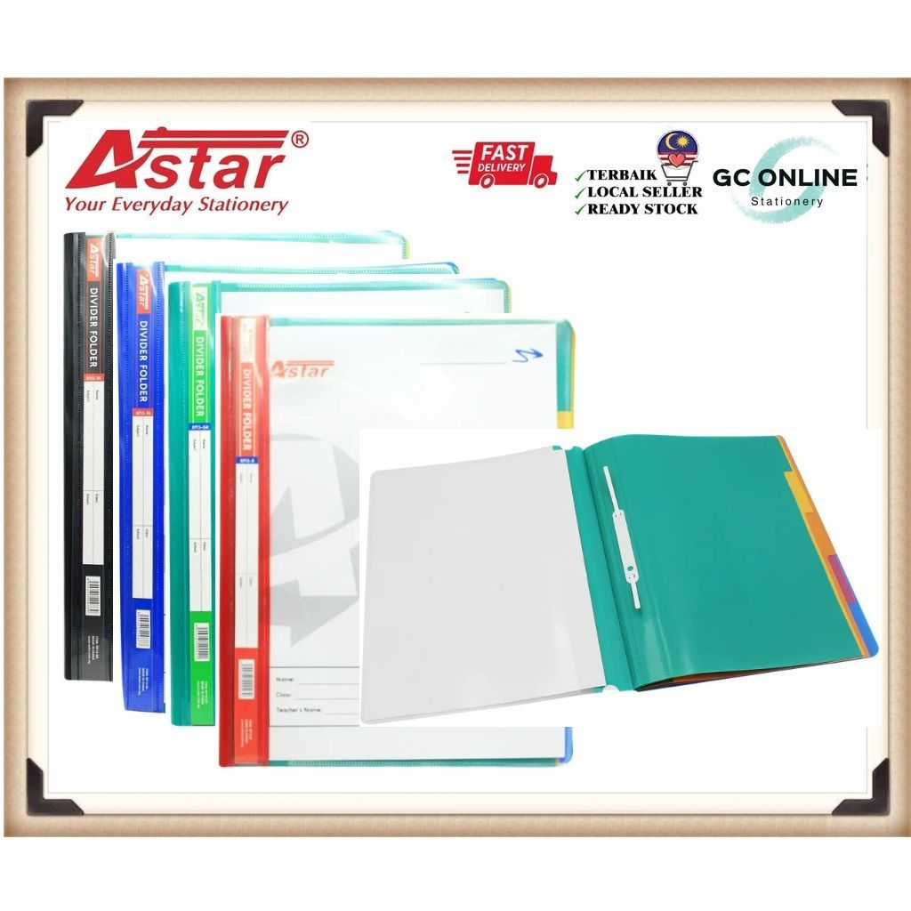 Astar RP13 A4 Divider Folder / Divider FIles | Shopee Malaysia