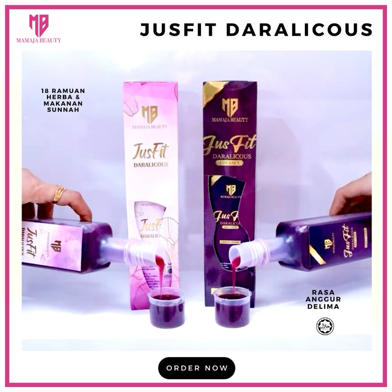 JUSFIT DARALICOUS NEW PACKAGING EDISI BARU 2024 by MAMAJA ORIGINAL HQ ...