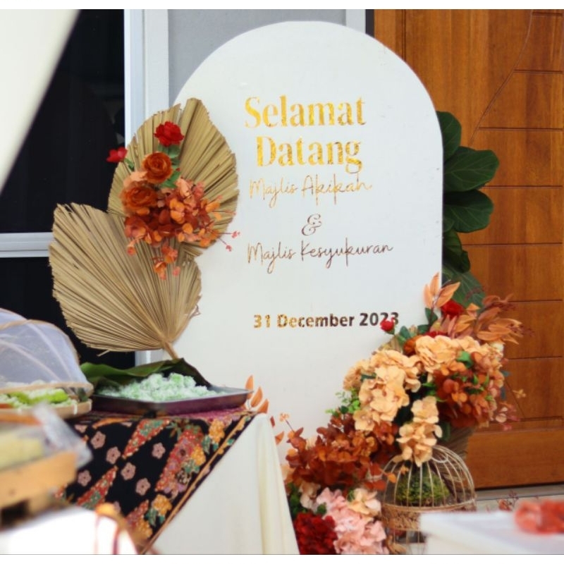 Sticker Welcome Board/Custom sticker vinyl | Shopee Malaysia