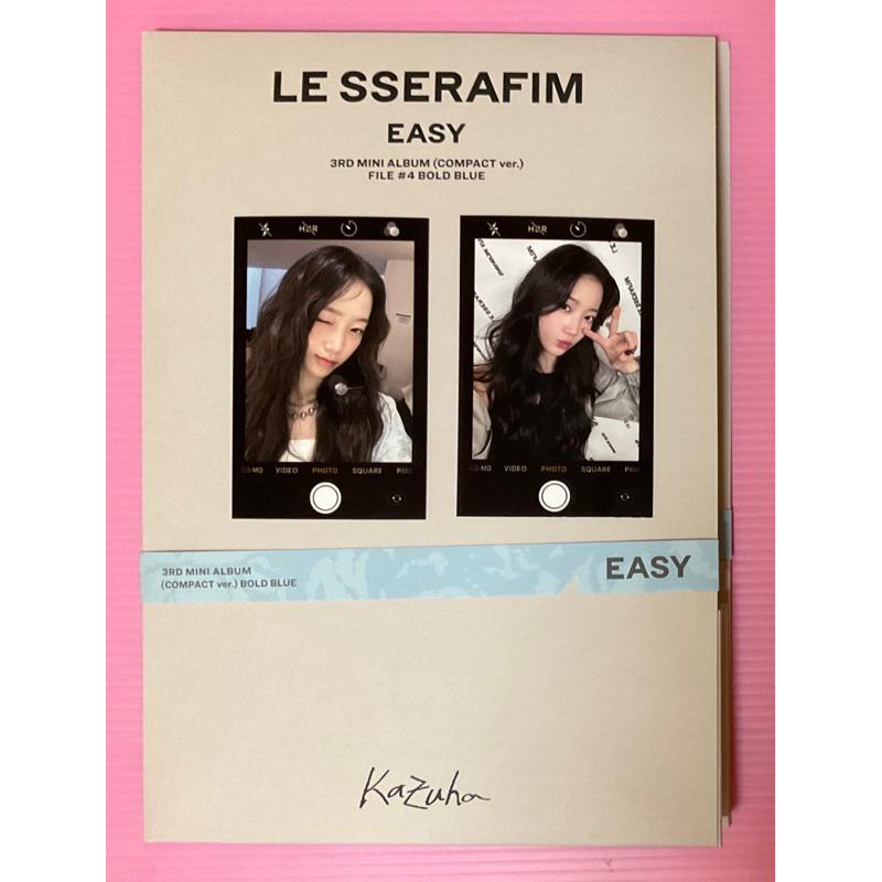 UNSEALED ALBUM LE SSERAFIM LESSERAFIM EASY | Shopee Malaysia