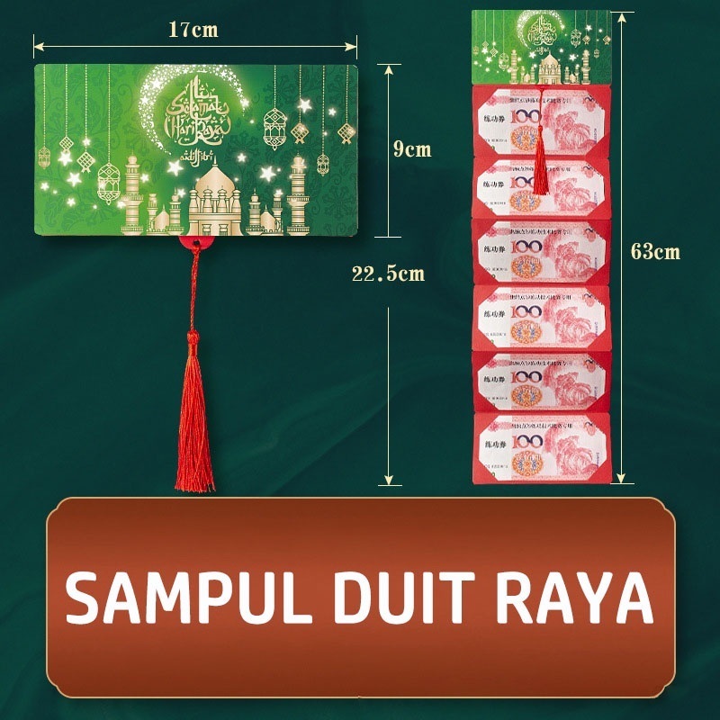 Sampul Duit Raya Tarik 6 Slots Viral 2024 RM4.00 | Shopee Malaysia