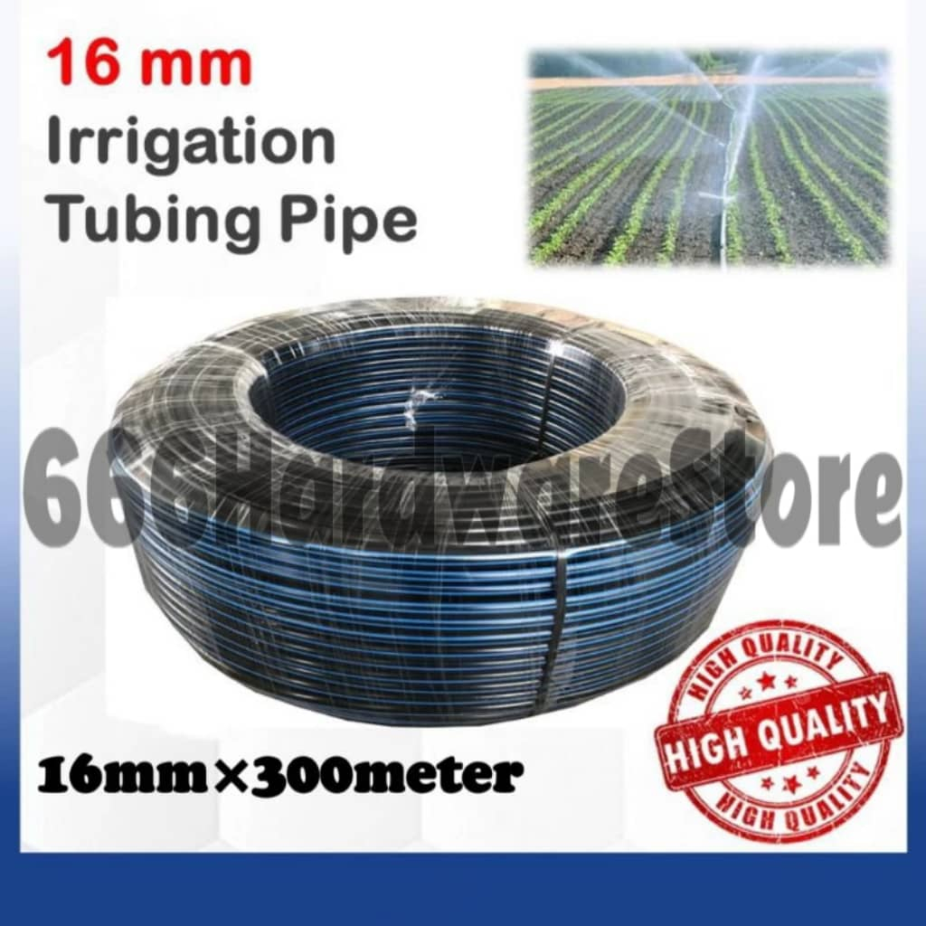 LDPE Irrigation Tubing Poly Pipe (16MM x 300M) ANITECH Agriculture ...
