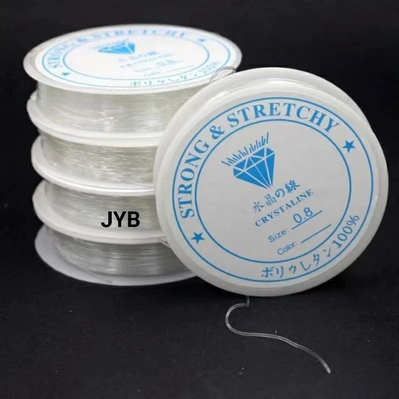 👉 Ready stock 👈Jalur kecil kristal lutsinar jalur elastik tali manik ...