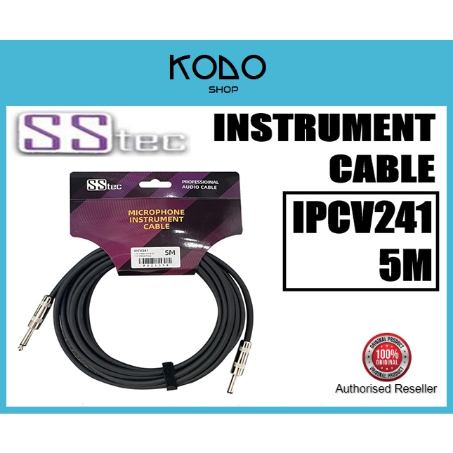 SSTEC IPCV-241 1/4" MONO TO PLUG (5M) | Shopee Malaysia