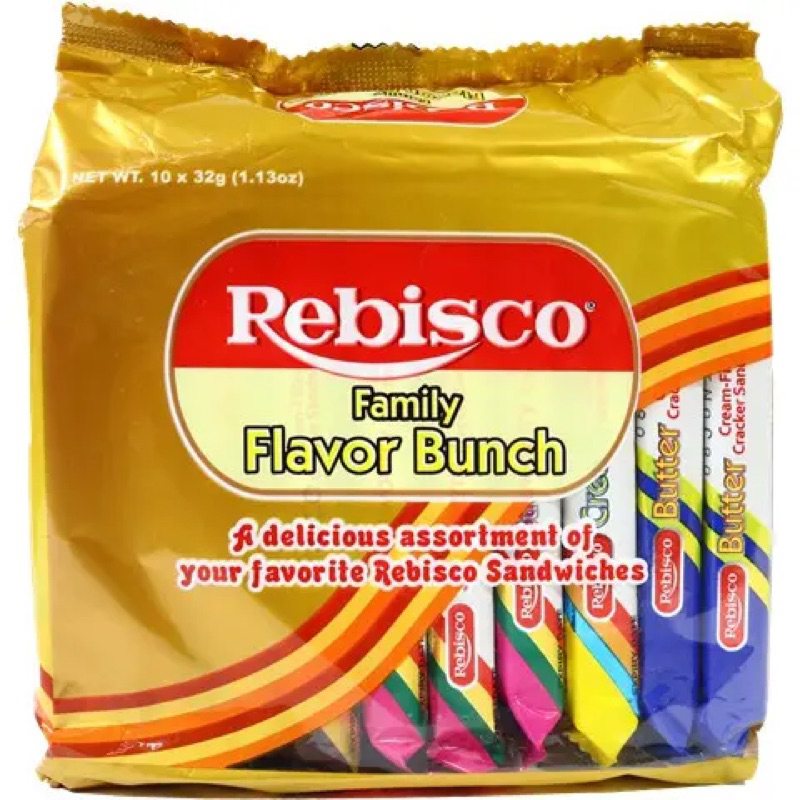 Rebisco Flavor Bunch Cracker Sandwich 10’s | Shopee Malaysia