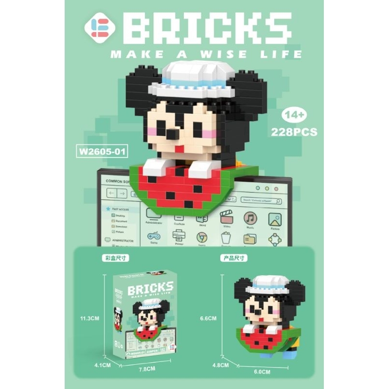 Mini Building Blocks Nano Bricks DIY Toy Sanrio Cute Cartoon Character Model Kuromi Cinnamoroll ...