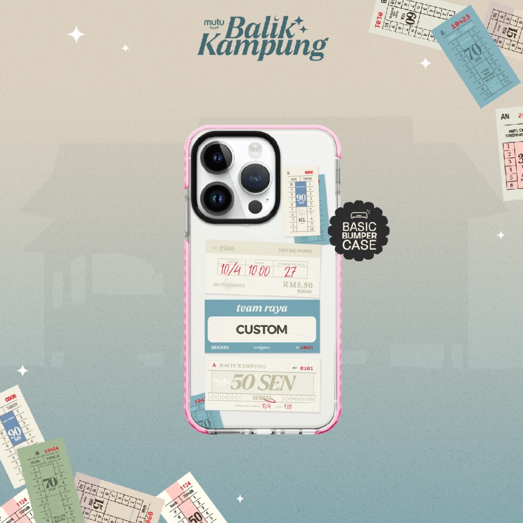 Customisable Team Raya 2 - Balik Kampung Collection (Powered by Basic Bumper) Compatible with ...