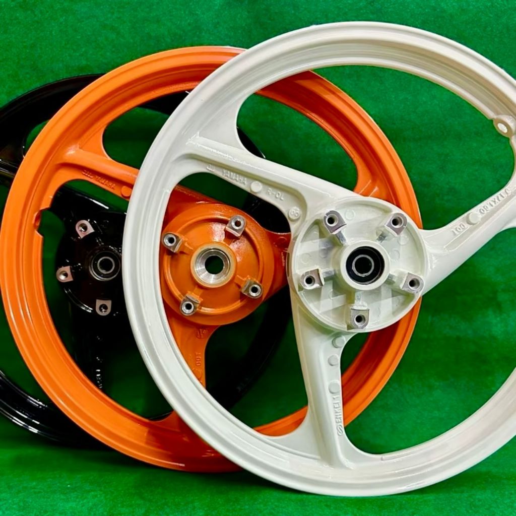 100% ENKEI SPORT RIM YAMAHA Y125 125Z Y125ZR 125ZR LC135 5S 303 LEG 3 SPOKES BATANG 1.4/1.6x17 ...