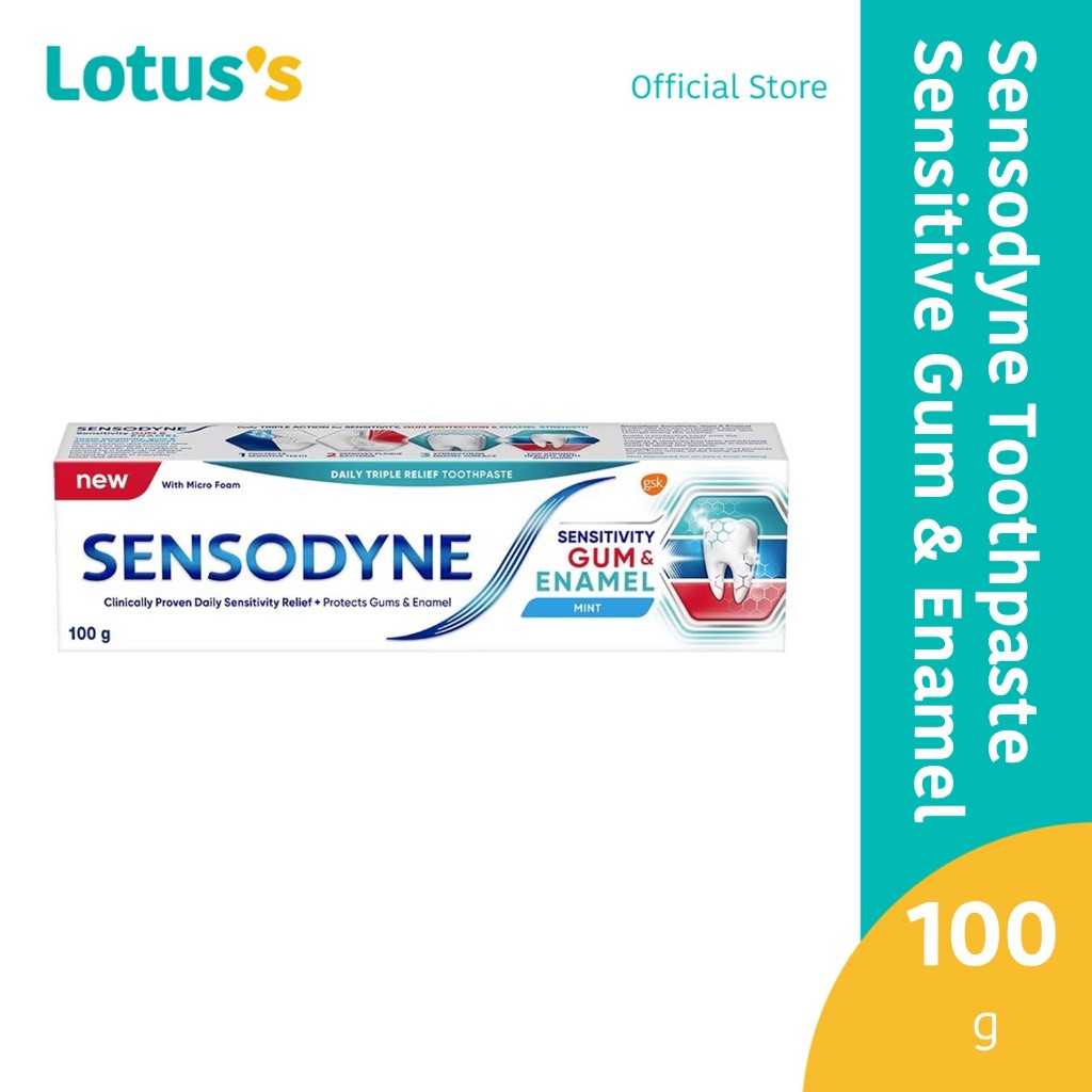 Sensodyne Toothpaste Sensitive Gum & Enamel 100g | Shopee Malaysia