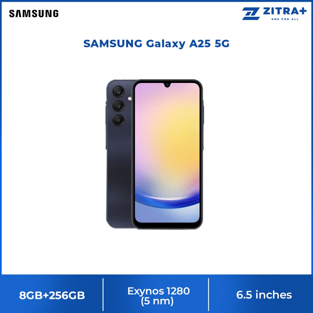 SAMSUNG Galaxy A25 5G 8GB+256GB | Multi-cameras | 500Hz motion sampling ...
