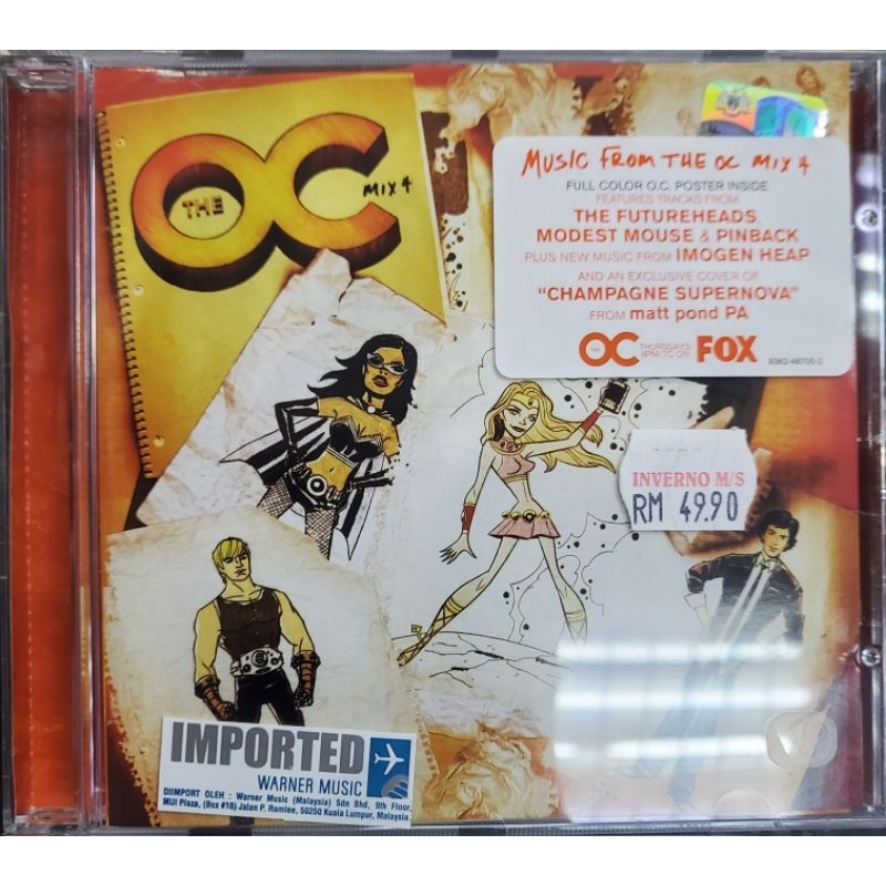 Music From The OC : Mix 4 - Original Soundtrack (CD) | Shopee Malaysia