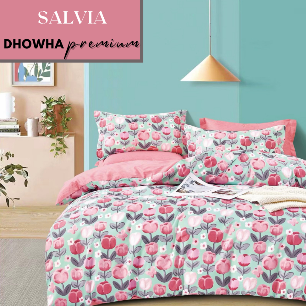 2025 Cadar Corak Baru 4 in 1 KIng Queen Single Getah Keliling Bedsheet ...