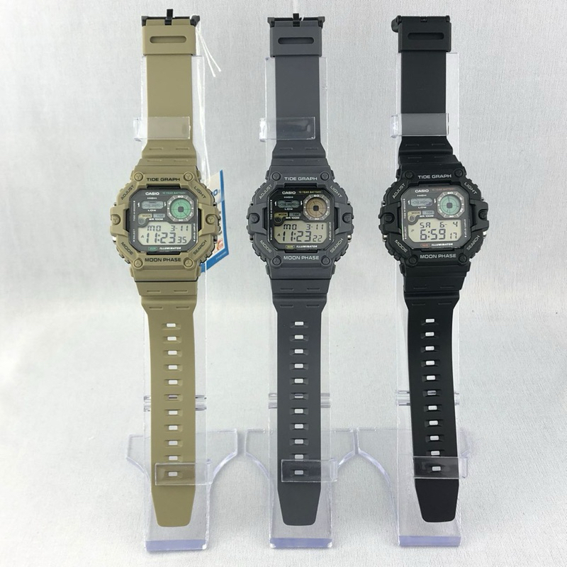 Casio Ocean Sports Digital Watches WS-1700H-1AV WS-1700H-5AV WS-1700H-8AV | Shopee Malaysia
