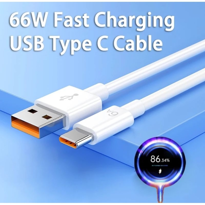 USB C Cable 6A Supercharge USB Type C Cable for 66W Quick Charging Fast ...