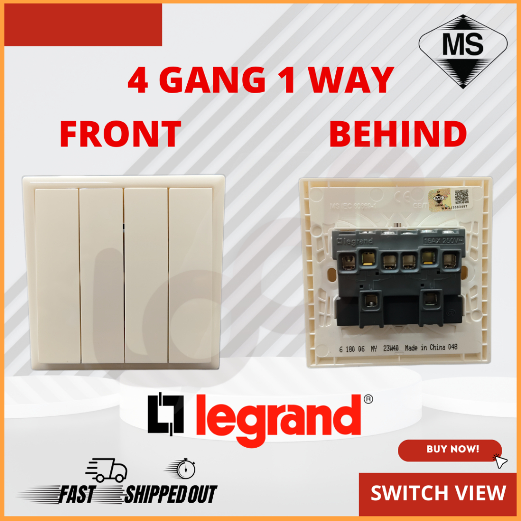 [READY STOCK] LEGRAND ELOE SERIES SWITCHES WITH SIRIM / SUIS ELEKTRIK ...