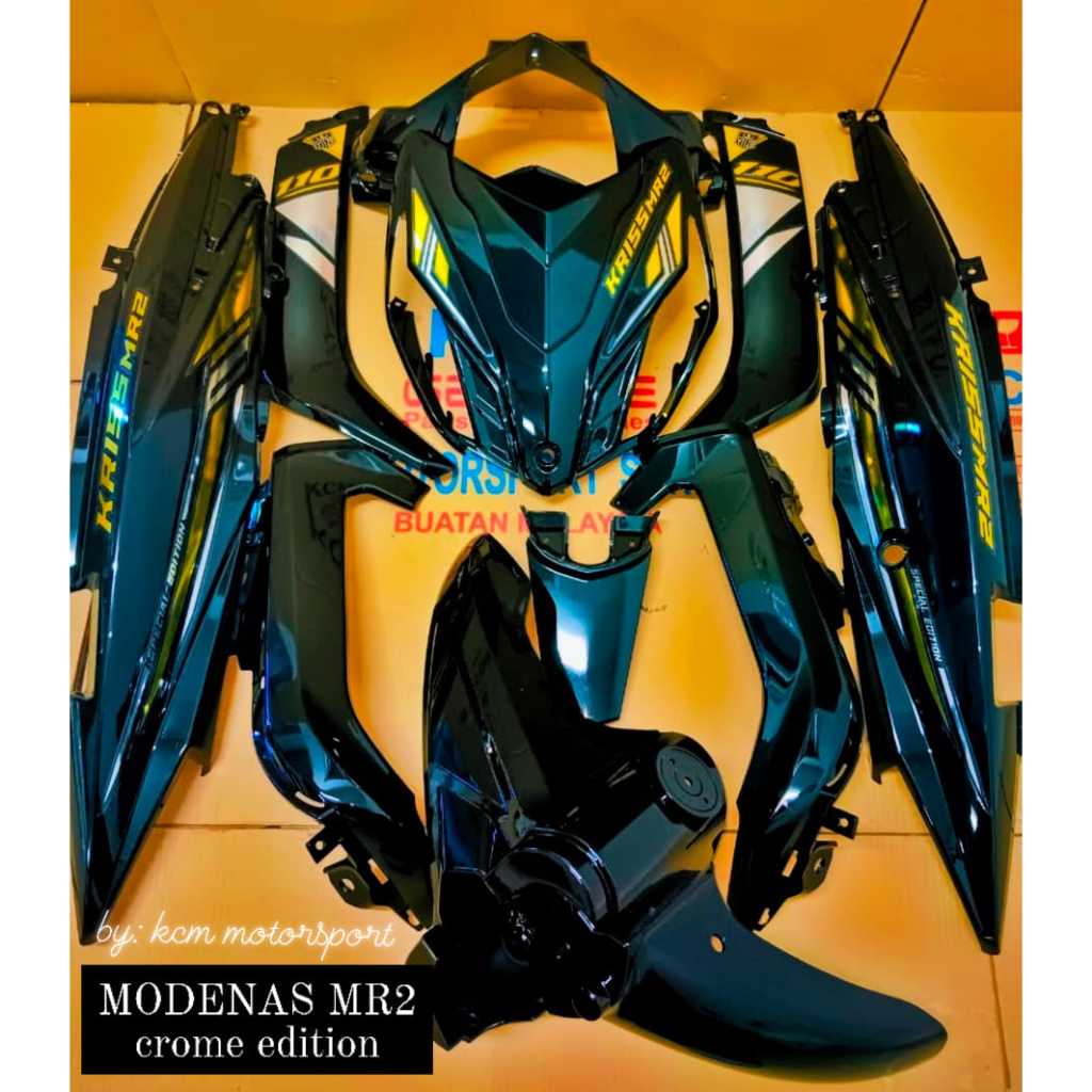 COVERSET MODENAS MR2 DESIGN CHROME GOLD/SILVER | Shopee Malaysia