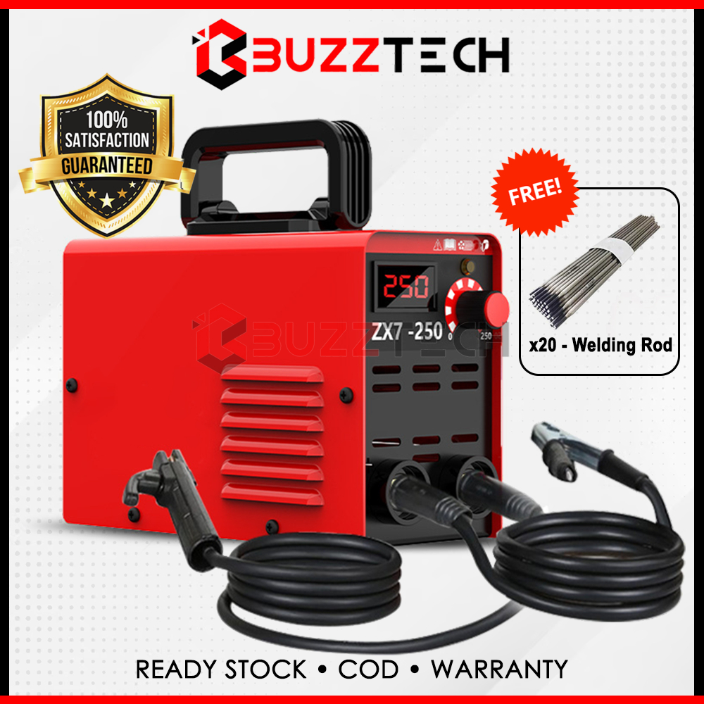 BuzzTech 250A Welding Machine 220V Arc Welding Machine Inverter MIG MMA ...