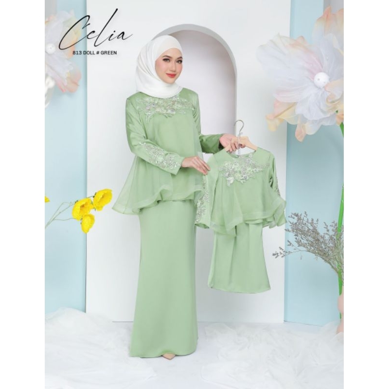 BAJU RAYA 2024 CELIA DOLL #813 [CEK STOK DAHULU] | Shopee Malaysia