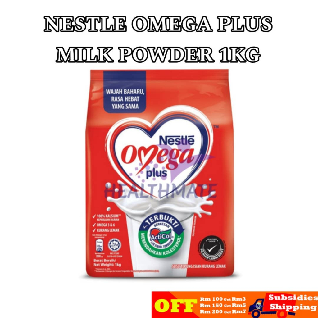 [EXP12/24]Nestle Omega Plus Milk Powder (1KG) | Shopee Malaysia