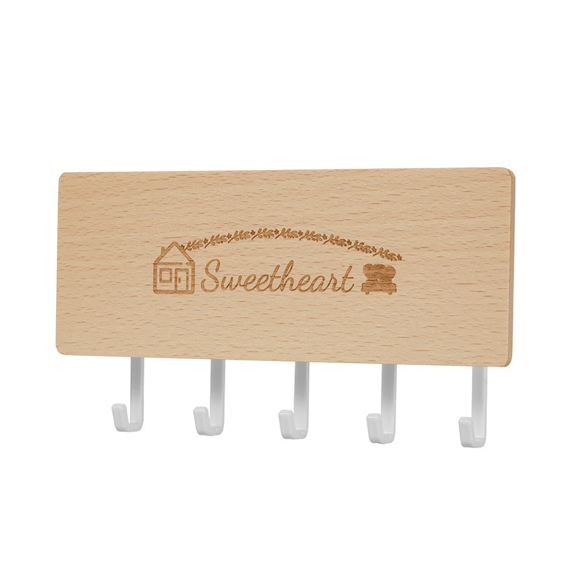 Wooden Key Holder Wall Penyangkut Kunci Home Decor Tempat Letak Kunci ...