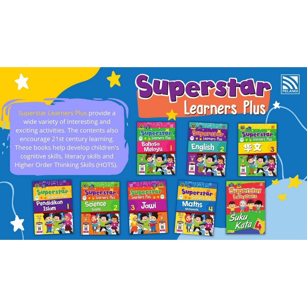 PELANGI - Superstar Learners Plus Bahasa Melayu / English / Jawi / Maths / Pendidikan Islam ...