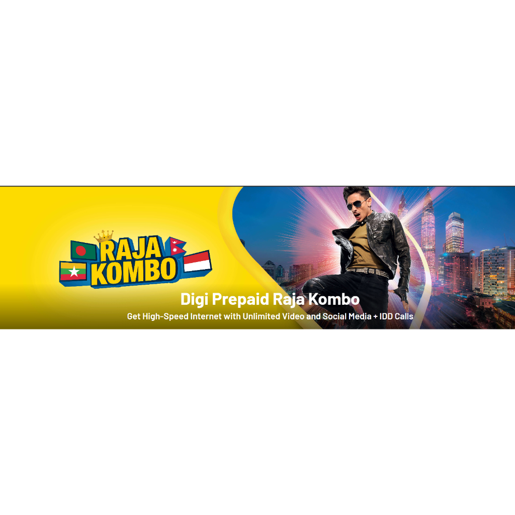 DIGI RAJA KOMBO 35 PREPAID SIM PACK NEW 预付卡 | Shopee Malaysia