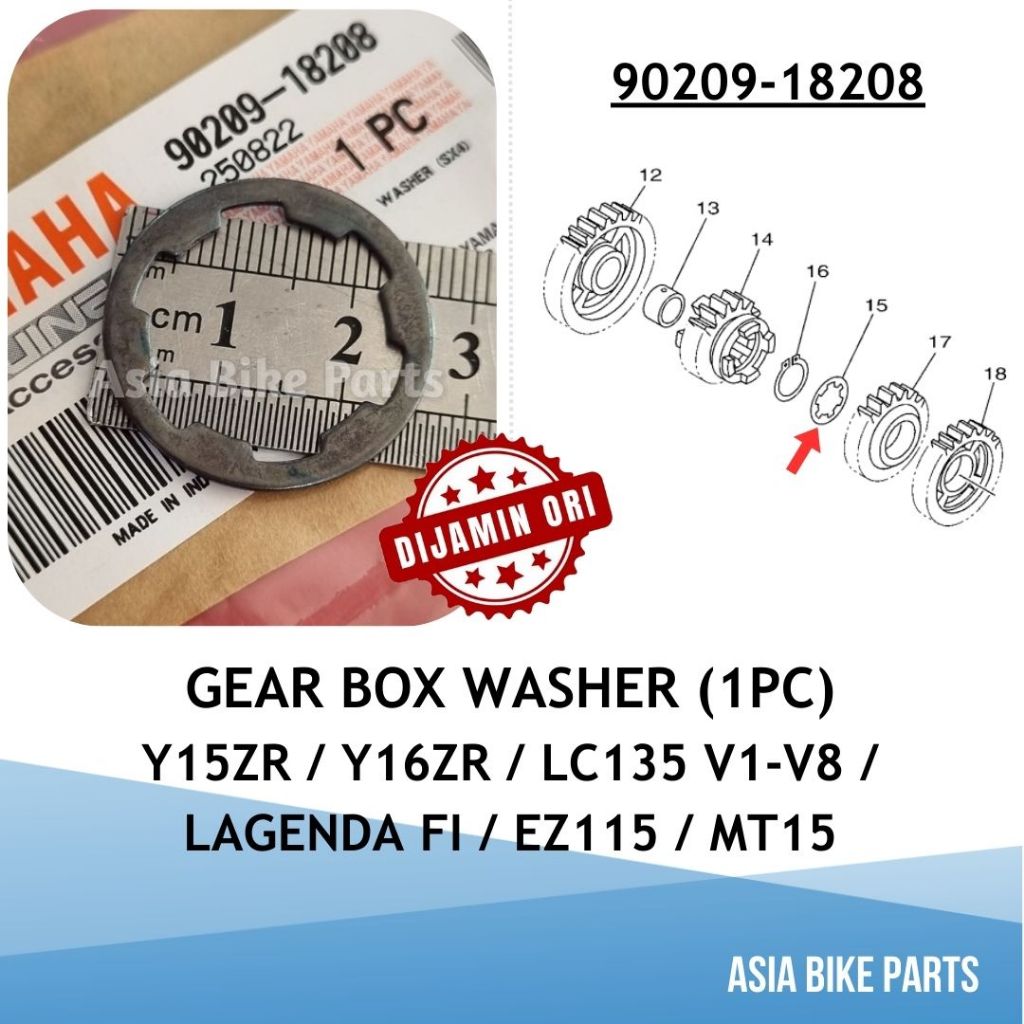 Yamaha Original Y15ZR / Y16ZR / LC135 V1 V2 V3 V4 V5 V6 V7 V8 / Lagenda ...