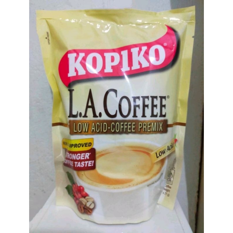 Kopiko L.A. Coffee Low Acid Coffee Premix (21g x 7s) | Shopee Malaysia