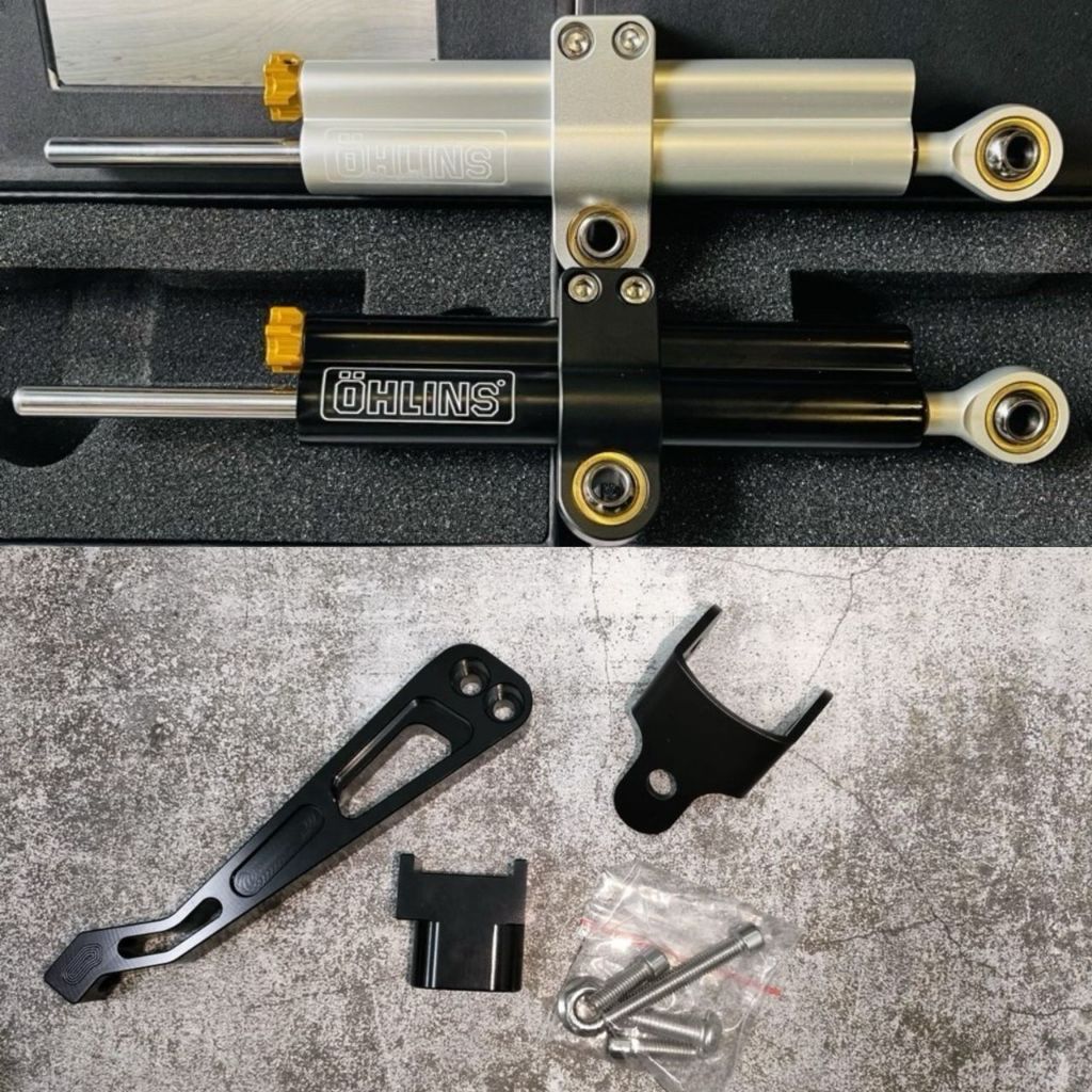 Y16 Y15 Y15ZR LC135 OHLINS STEERING DAMPER FULL SET SIAP DAMPER BRACKET ...