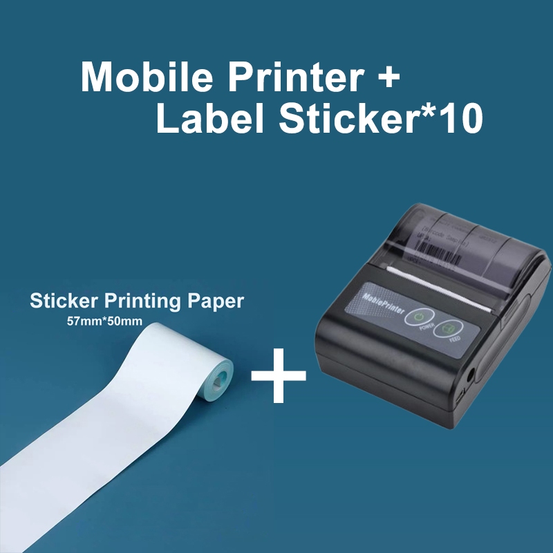 Thermal Printer Wireless Portable Printer Mini Bluetooth For Phone ...