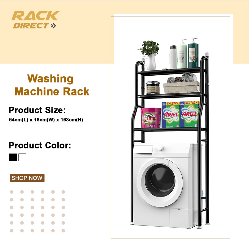 𝐑𝐚𝐜𝐤 𝐃𝐢𝐫𝐞𝐜𝐭 Bathroom Rack Toilet Rack Laundry Rack Washing Machine Rack ...